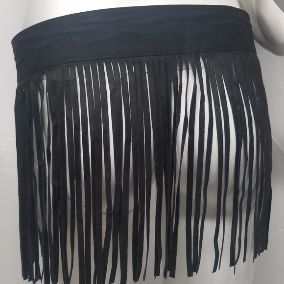 Express | Accessories | New Express Faux Leather Boho Fringe Festival ...
